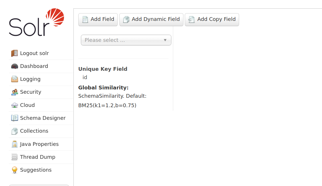 [Solr]Admin UIでフィールドタイプの編集をできるようになった | SPLOUT BLOG
