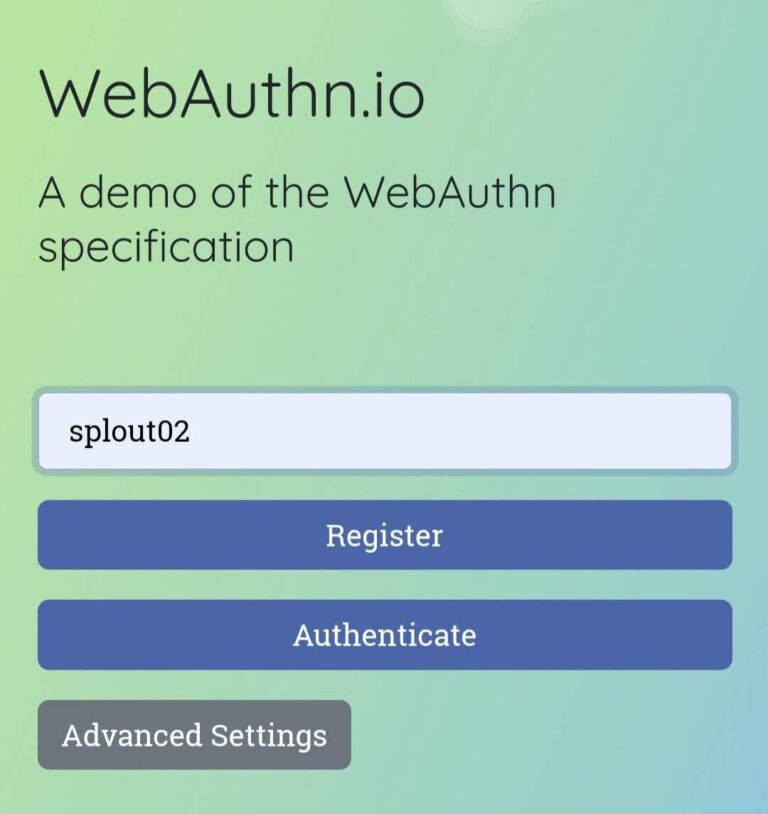 セキュリティキーを使ってパスキーを体験する | SPLOUT BLOG